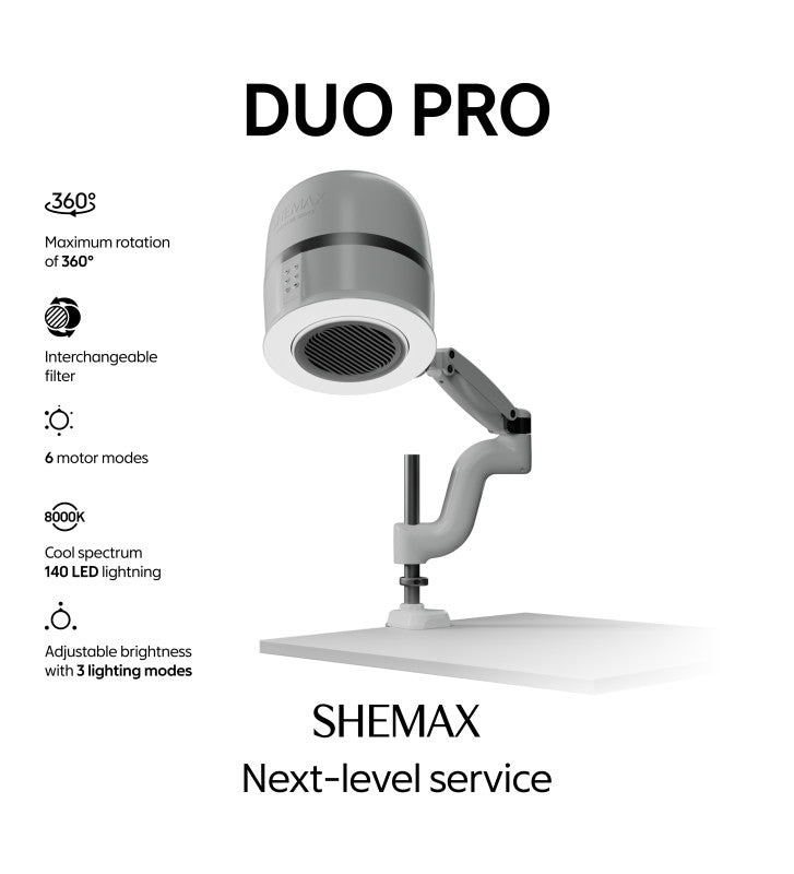 Shemax Duo Pro - Professional nail dust collector – Rosi